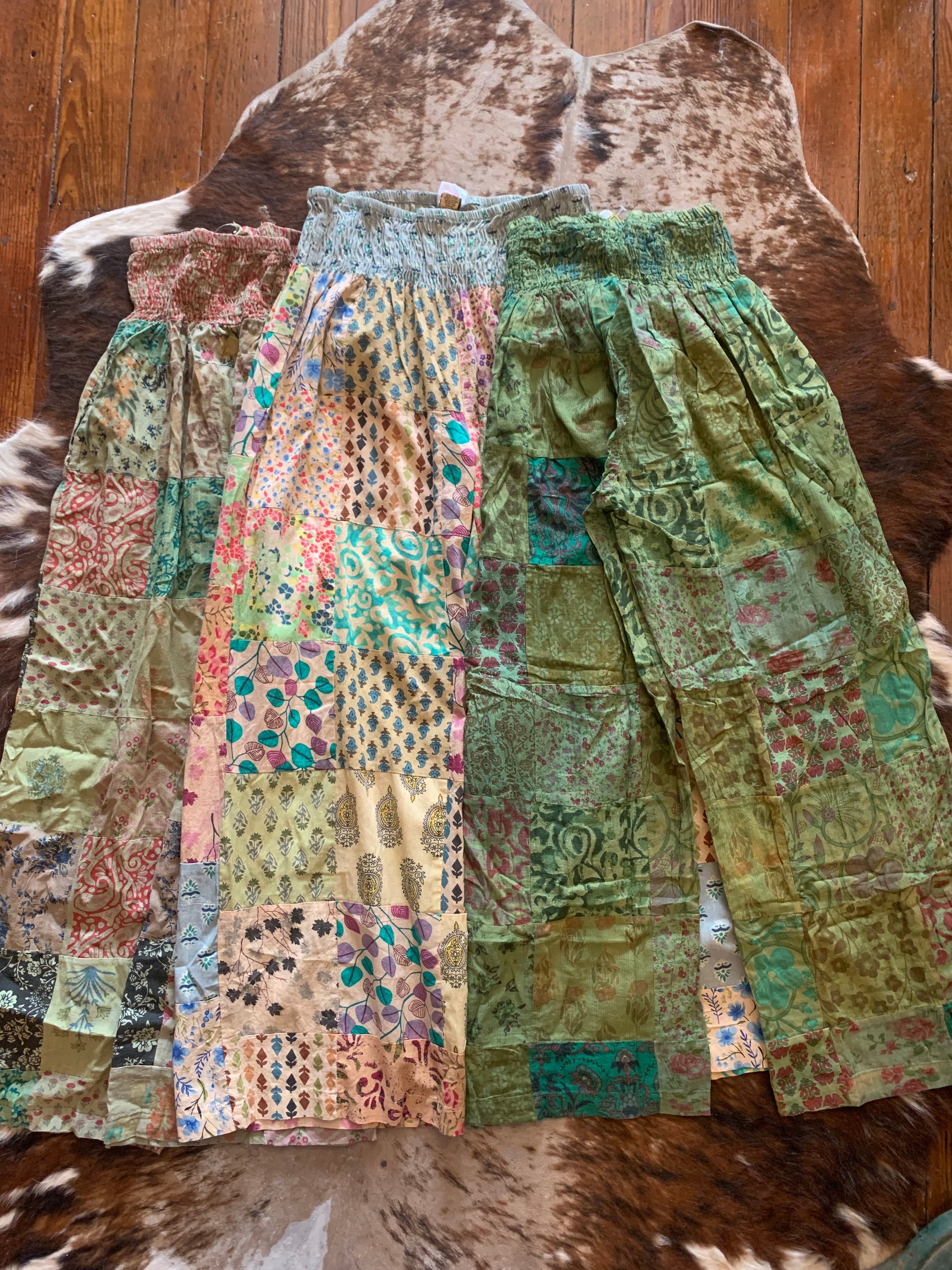 Patchwork Flare – Eclectic Jade