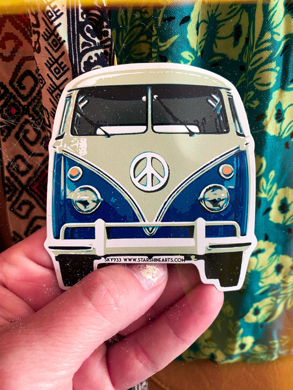 VW Bus Sticker – Eclectic Jade